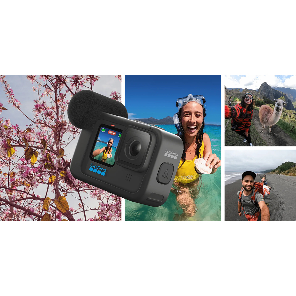 GoPro 12 / 11 / 10 / 9 Media Mod + GoPro Display Mod + Max Lens Mod 2.0 ...