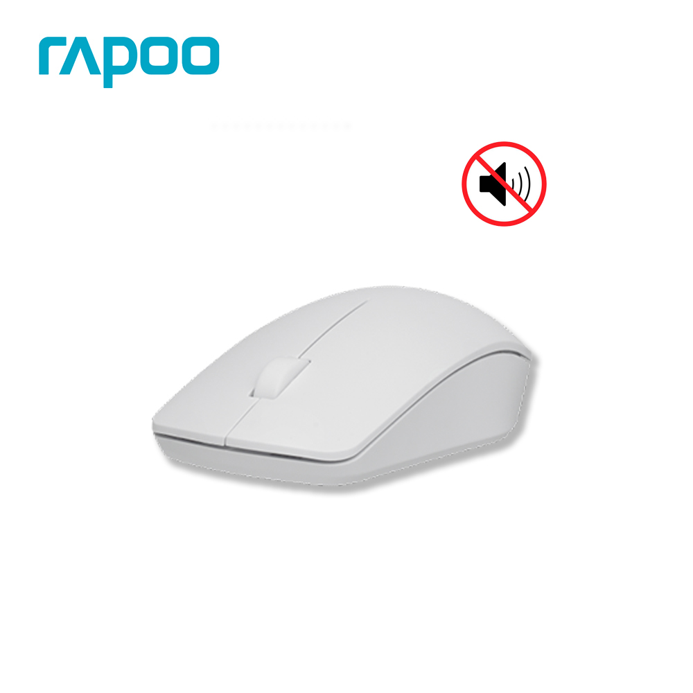 Rapoo M20 Plus Silent Wireless Optical Mouse White เมาส์ไร้สายแบบเงียบ ...