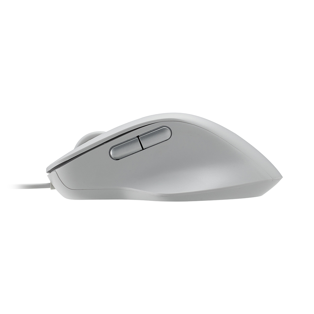 Rapoo N500 White Wired Optical Mouse (เม้าส์มีสาย) (N500-WH) - Aquapro
