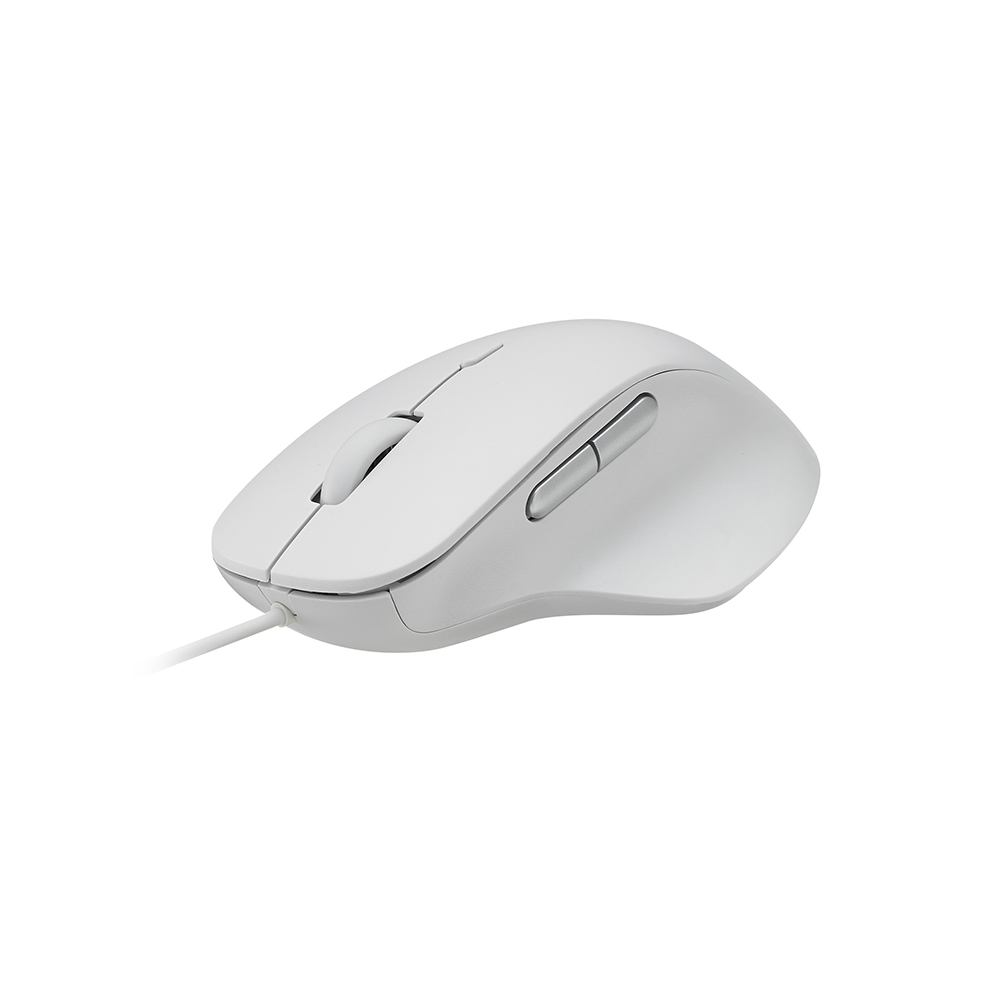 Rapoo N500 White Wired Optical Mouse (เม้าส์มีสาย) (N500-WH) - Aquapro