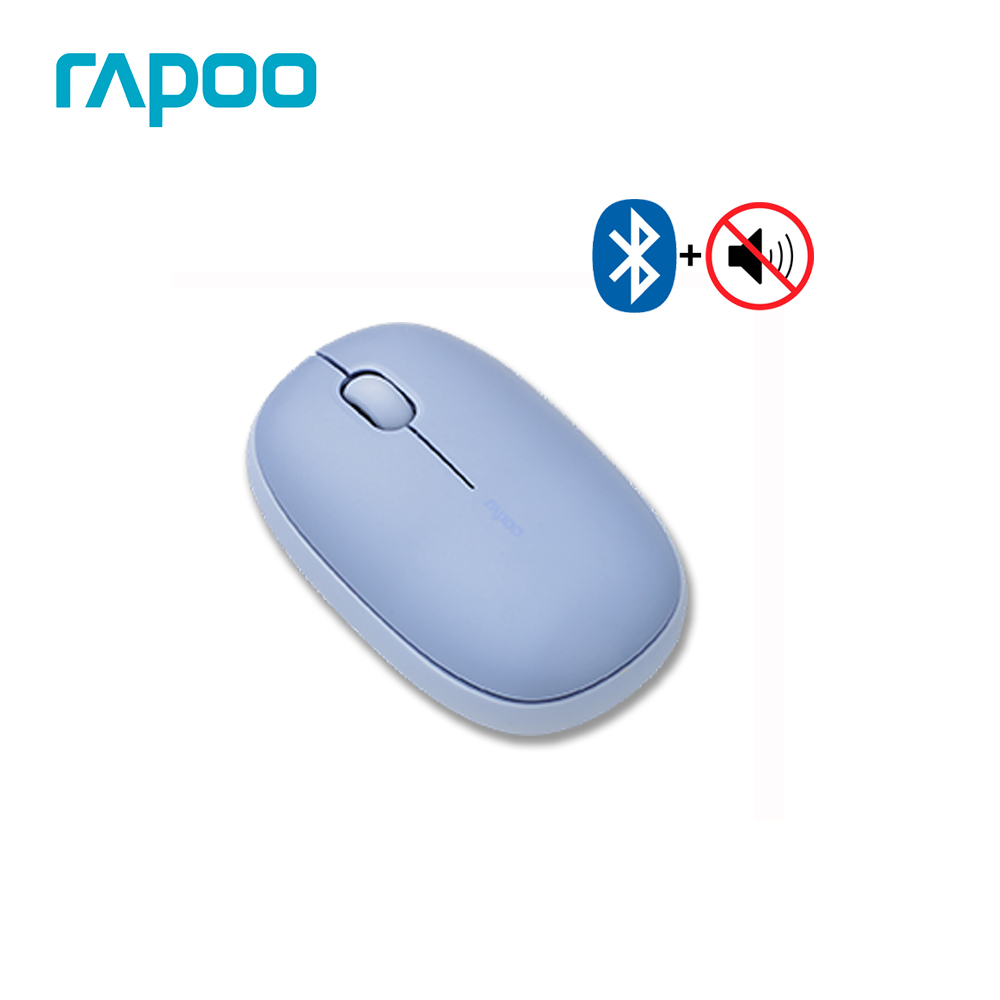 RAPOO M650 SILENT MULTI-MODE Purple WIRELESS MOUSE 1300DPI BLUETOOTH 3. ...