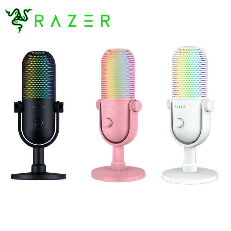 RAZER MIC SEIREN V3 ไมค์ตั้งโต๊ะคอม สำหรับเล่นเกม / สตรีมมิ่ง / พ็อตแคส ...