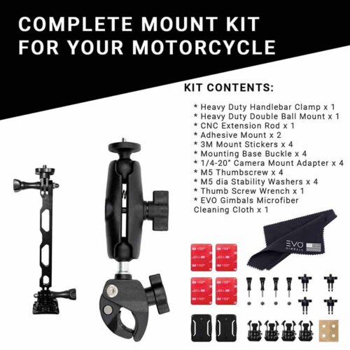 Insta360 Motorcycle Bundle Mount Kit (Original) for GoPro / Insta360 ...