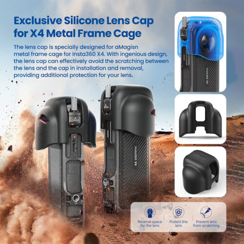 (Pre-Order 7-15 วัน) Insta360 X4 aMagisn Quick Release Metal Frame Cage ...